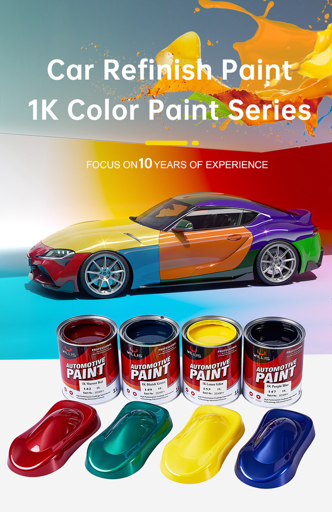 Intermediate Primer Purple Car Paint , Auto Care Atomic Ash 1k Acrylic ...