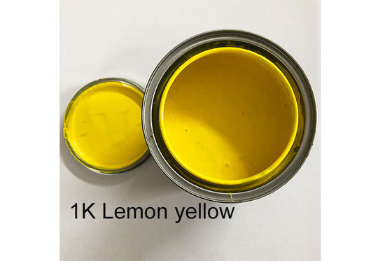 Black / Pure White / Lemon Yellow Car Paint , Solid Acrylic Car Spray Paint
