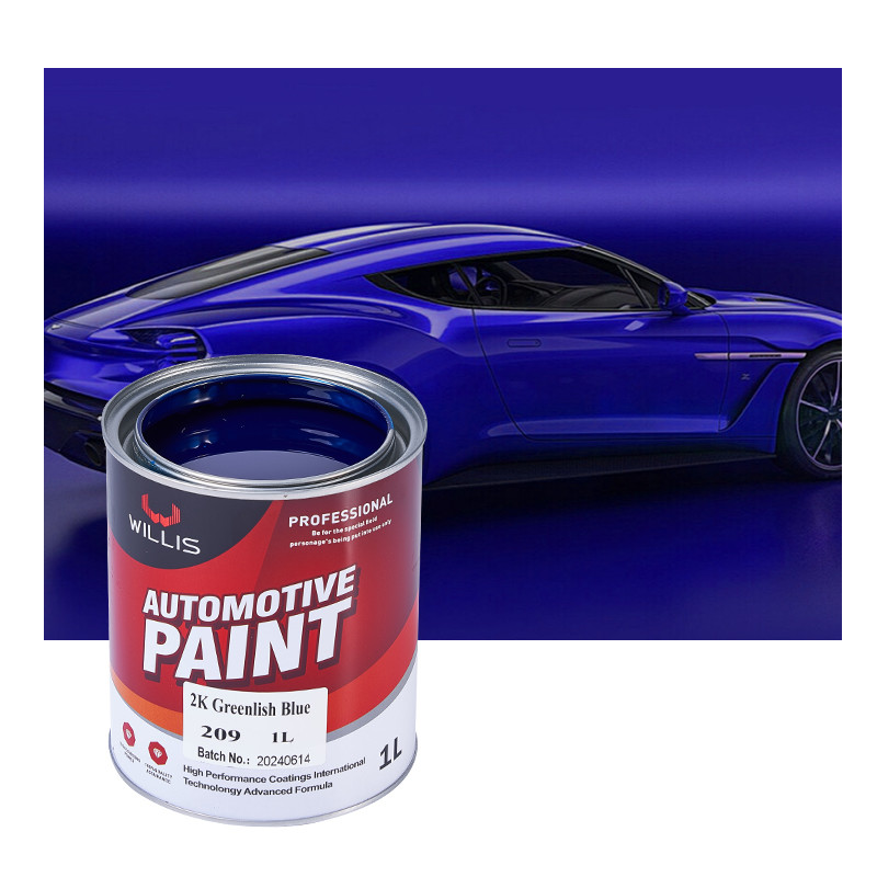 Hard Metallic Blue Car Paint , Accurate Color Matching Vehicle Touch Up ...