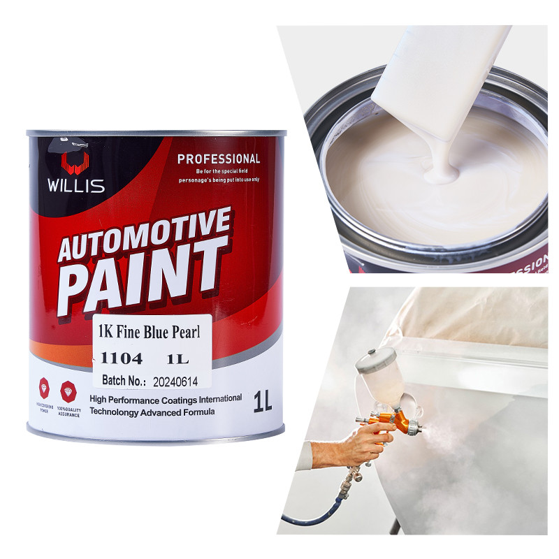 1K Basecoat Red / Black Pearl Car Paint , Weather Resistant Pearlescent ...