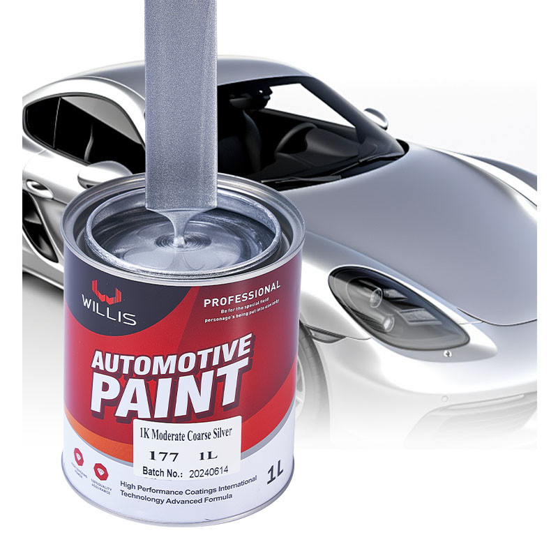 Two Components Refinish Silver Auto Spray Paint 1L / 4L