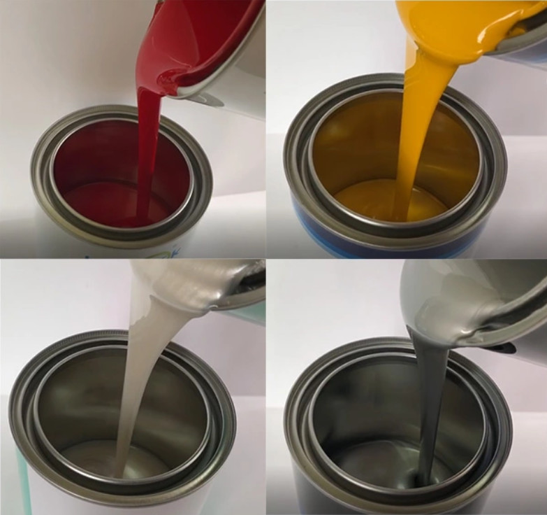 Intermediate Primer Purple Car Paint , Auto Care Atomic Ash 1k Acrylic ...
